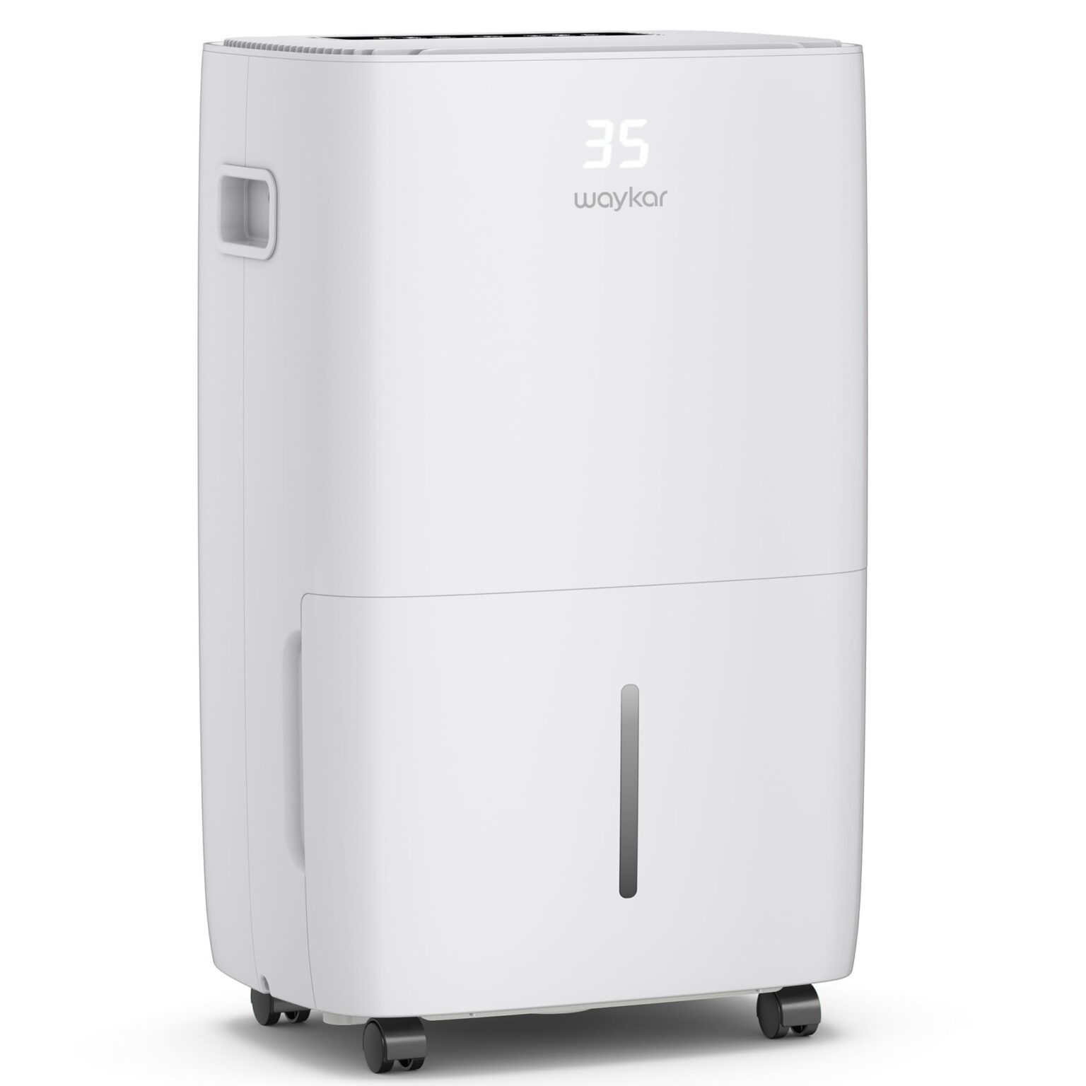 Waykar 130 Pints 6,500 Sq. Ft Dehumidifier With Drain Hose For ...